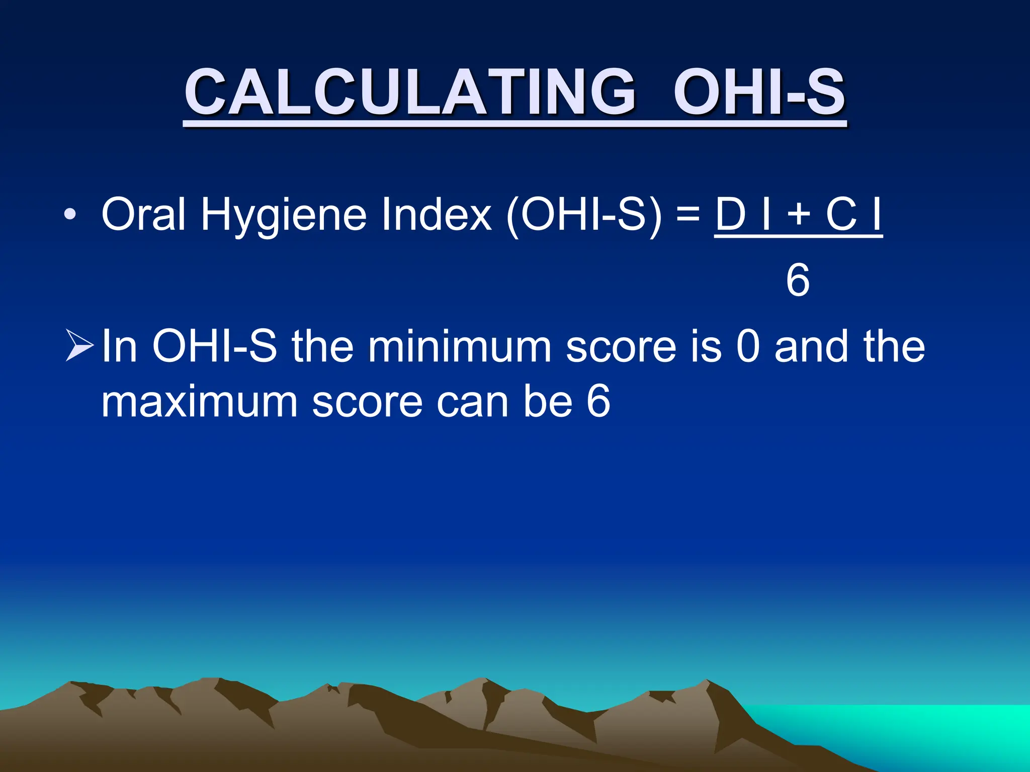 INDICES USED IN DENTISTRY.pptx