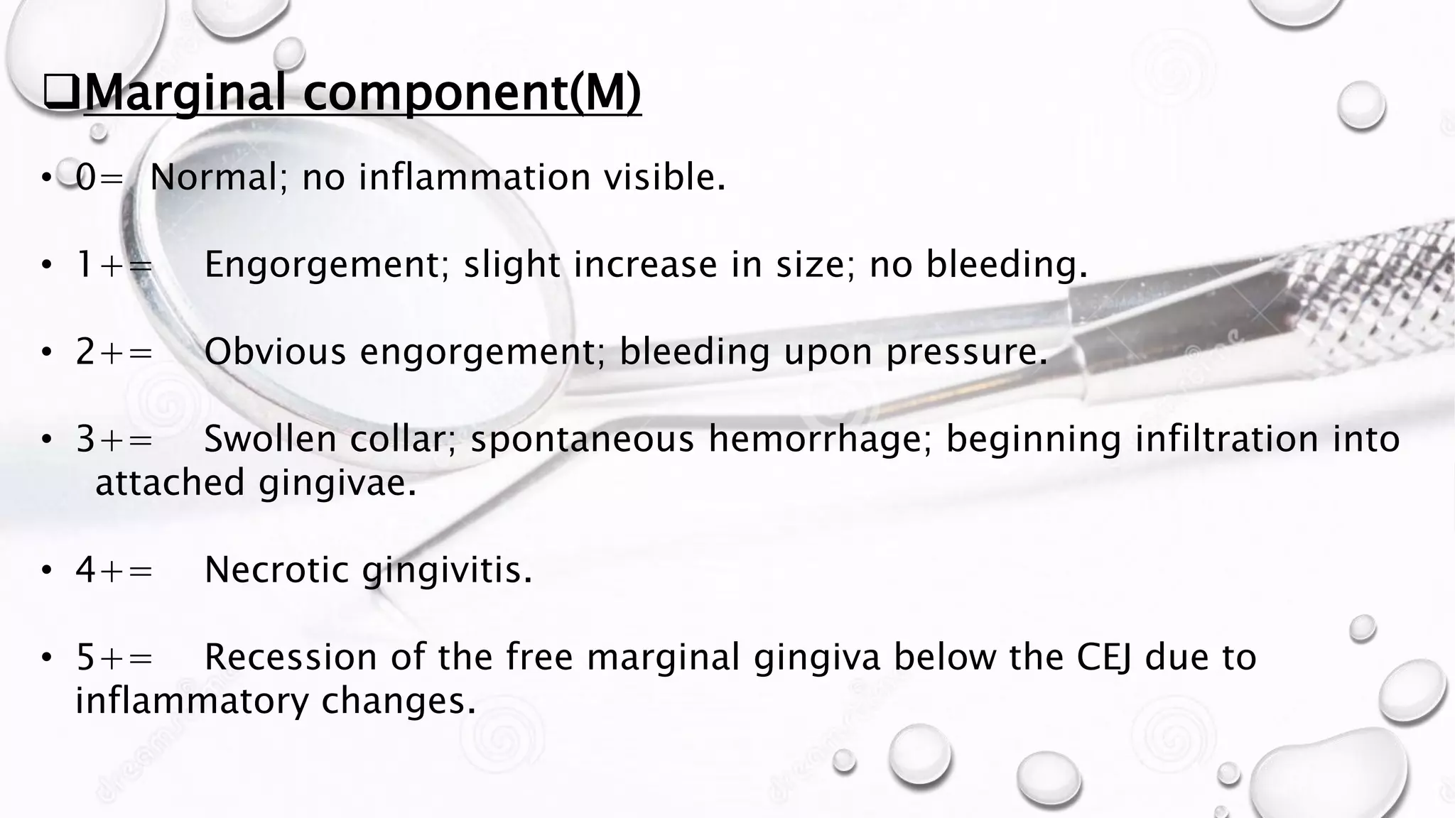 Indices used in periodontal destruction | PPTX