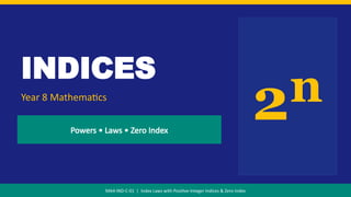 Comprehensive Guide to Index Laws: Powers, Multiplication, Division ...