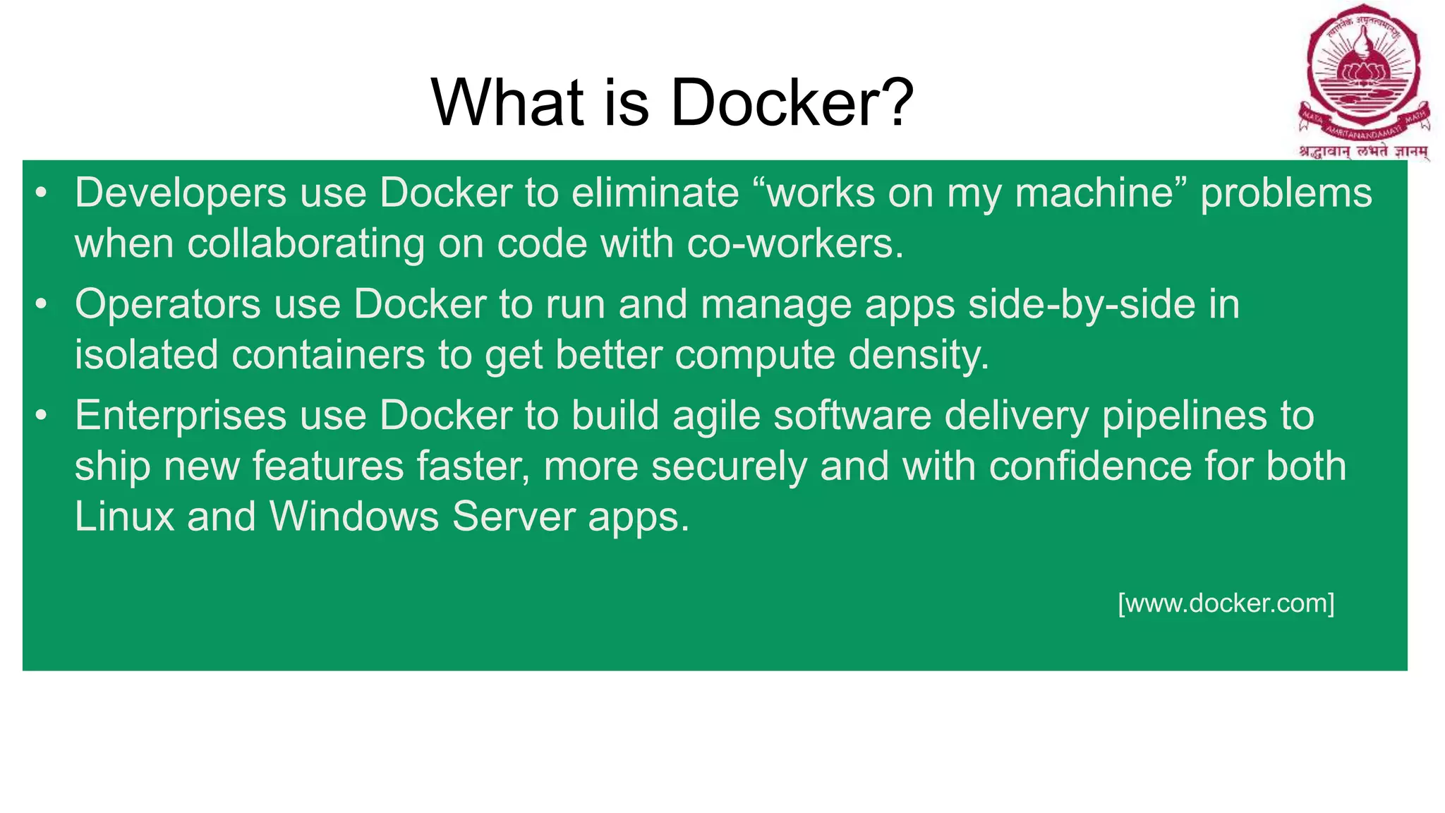 Containerization Principles Overview For App Development And Deployment
