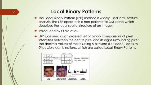 fuzzy LBP for face recognition ppt | PPT