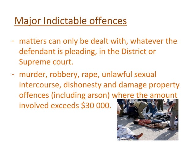 Indictable offences | PPT