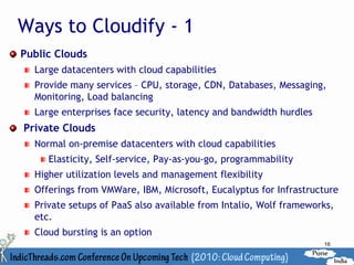Cloud Computing: Making the right choice | PDF