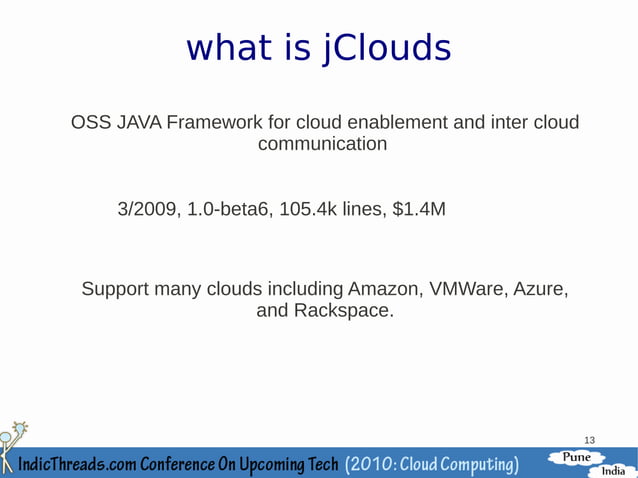 Getting Started with jClouds: Multi Cloud Framework | PPT