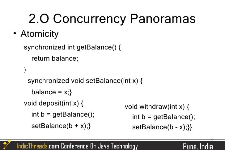 Concurrency: Best Practices Concurrency: Best Practices