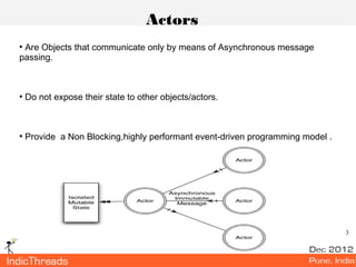 Indic threads pune12-akka-actors | PPT