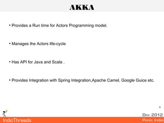 Indic threads pune12-akka-actors | PPT