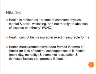 mortality & morbidity indicators of health .pptx