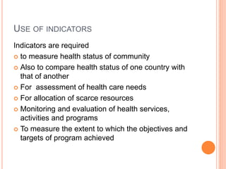 mortality & morbidity indicators of health .pptx