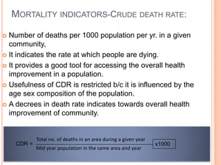 mortality & morbidity indicators of health .pptx