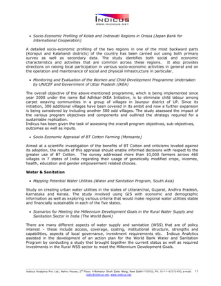 Indicus Profile | PDF