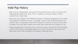 Indie Pop Genre | PPT