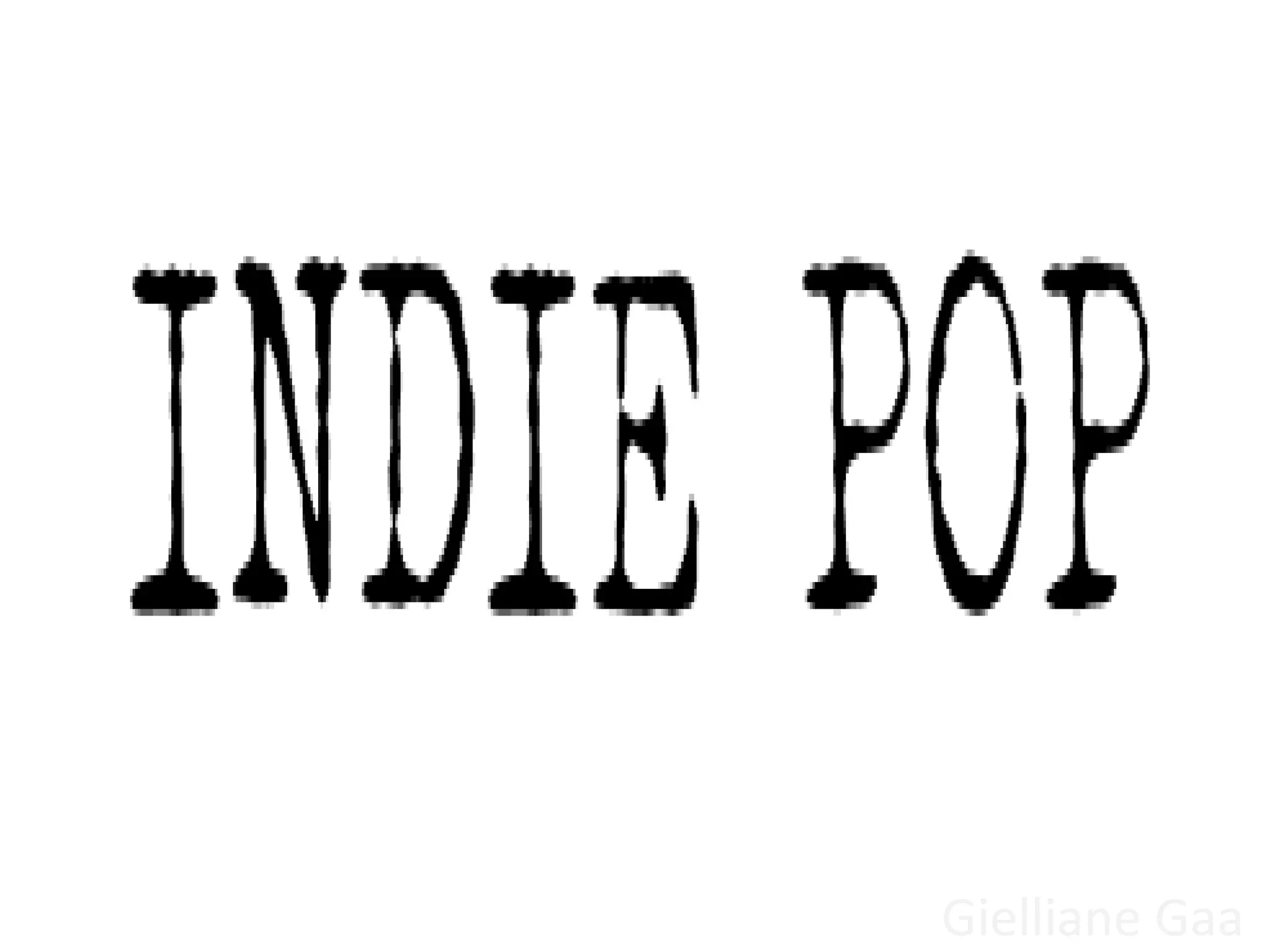 Indie pop genre presentation | PPTX