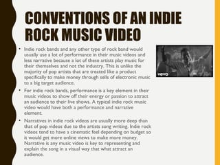 Conventions of the indie rock genre | PPT