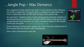 Indie rock genre research | PPT