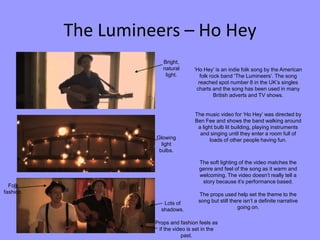 Indie Music Videos: Conventions & Examples | PPTX