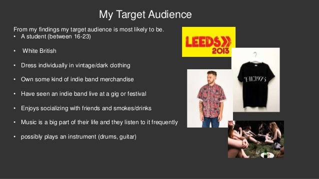 Indie rock target audience