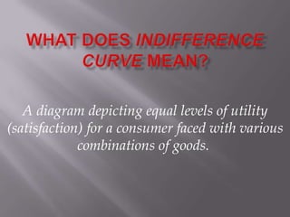 Indifference curve | PPT