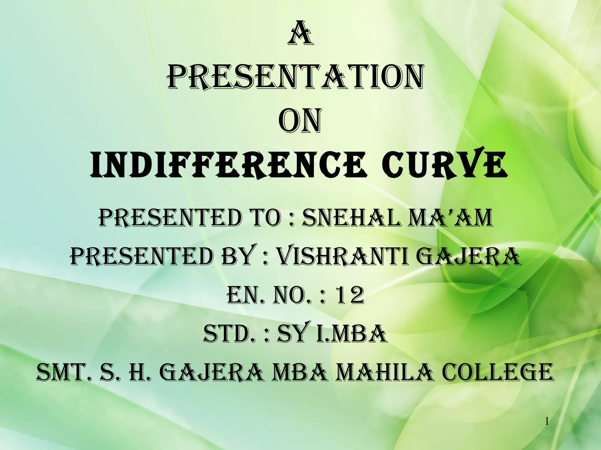 Indifferencecurve 121117043142-phpapp01 | PPT