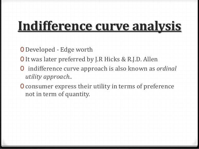 Indifference curve Managerial Economics