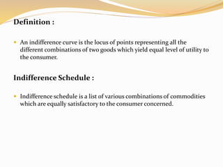 Indifference curve | PPTX | Economy | Business and Finance