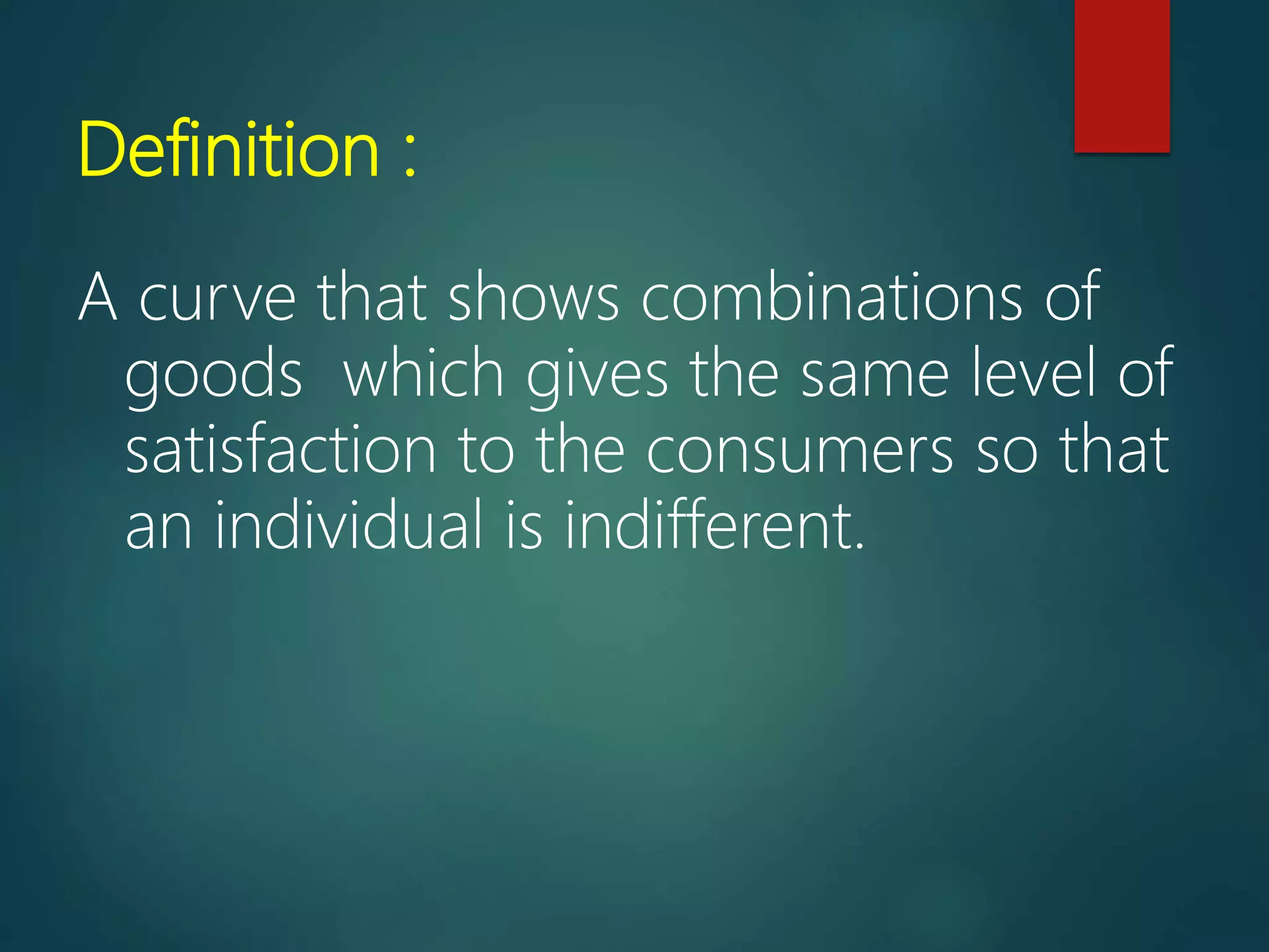 Indifference curve | PPTX