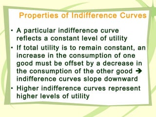 Indifference Curve | PPT | Economy | Business and Finance