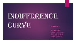 Indifference curve and budget line | PDF