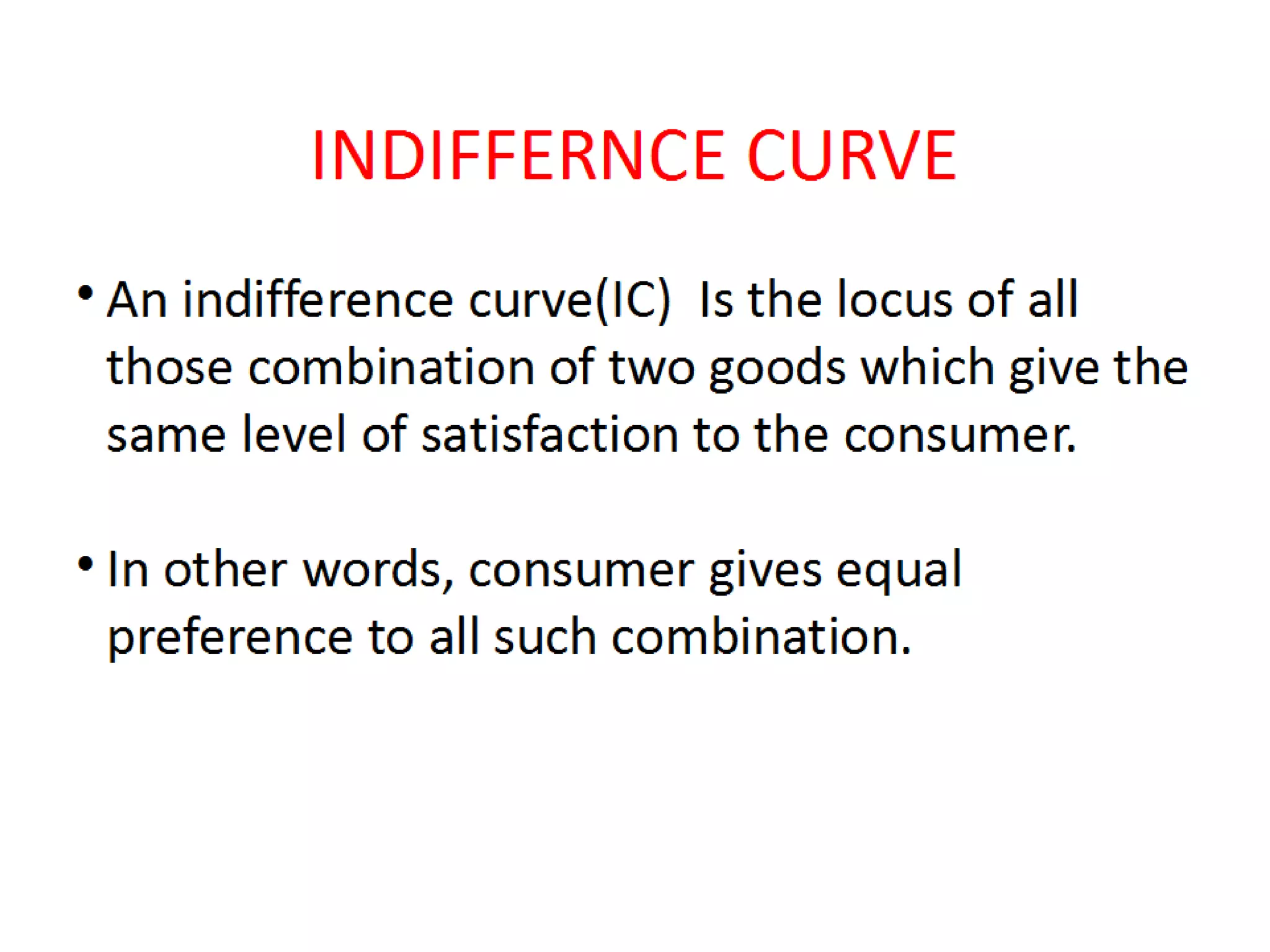 Indifference curve1 | PPT