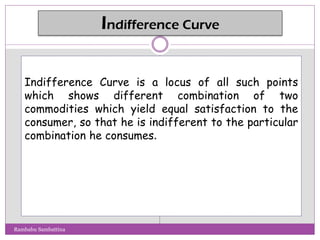 Indifference curve analysis | PDF