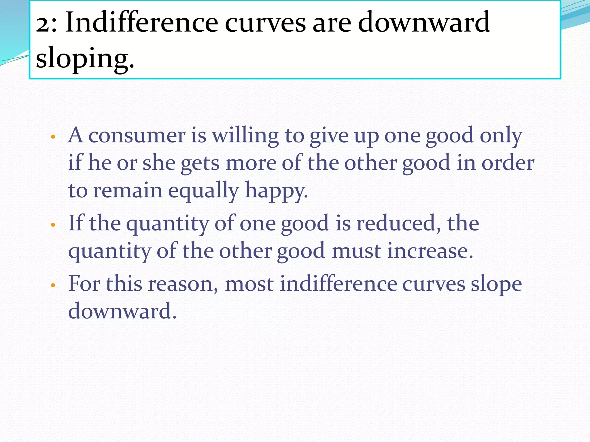 Indifference curve analysis | PPTX | Business and Finance