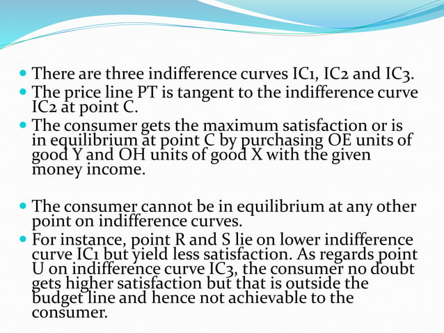 Indifference curve analysis | PPTX | Business and Finance