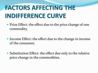 Indifference curve analysis | PPTX | Business and Finance