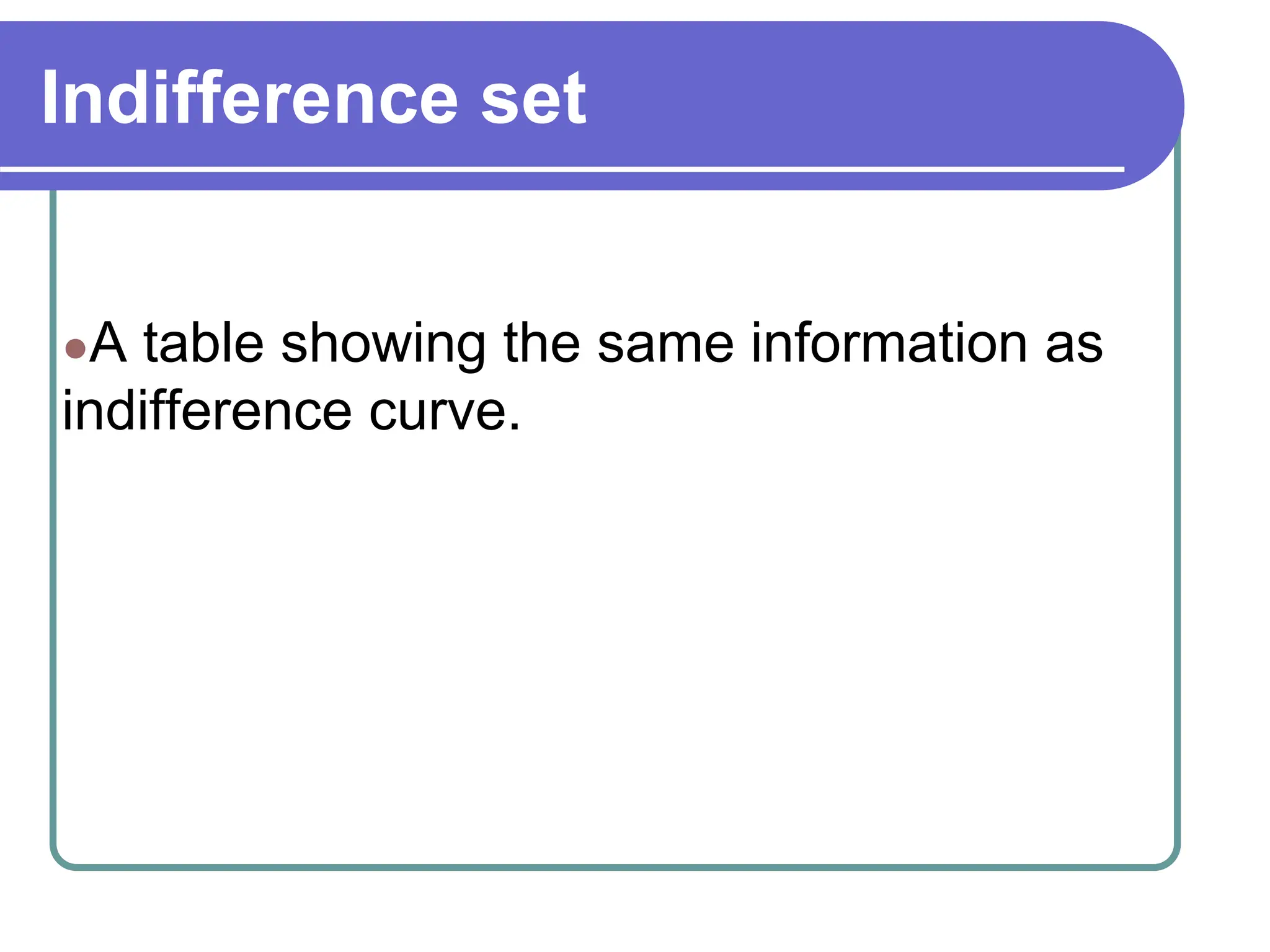 Indifference Curve Analysis. lesson 3.pptx | Business Accounting ...