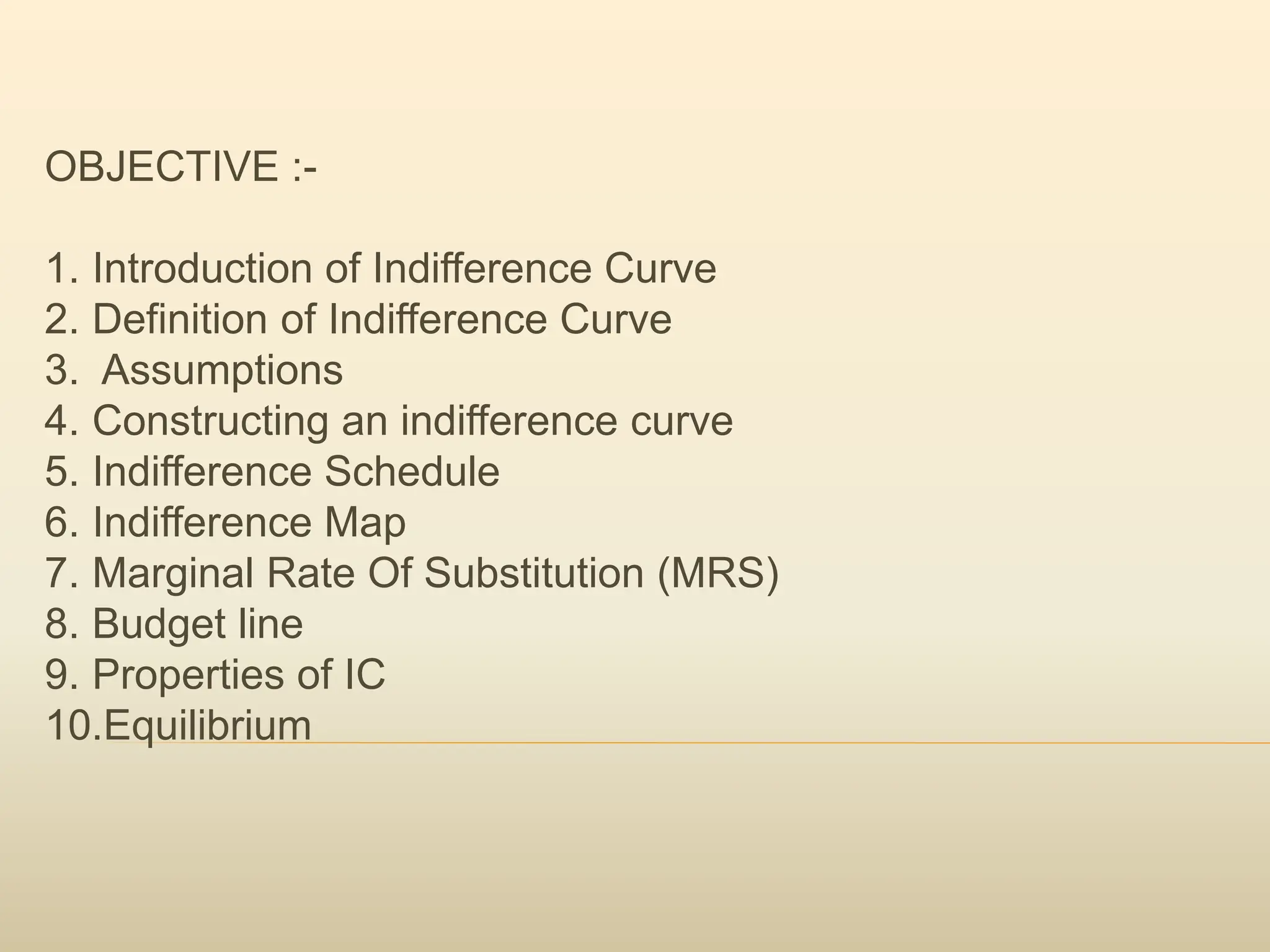 indifference curve analysis: ordinal approach theory.pptx