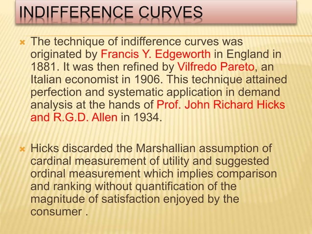 indifference curve analysis: ordinal approach theory.pptx