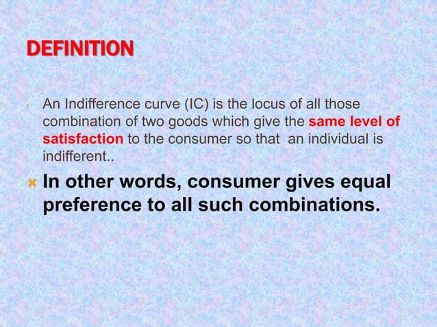 indifference curve analysis: ordinal approach theory.pptx