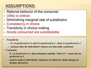 indifference curve analysis: ordinal approach theory.pptx