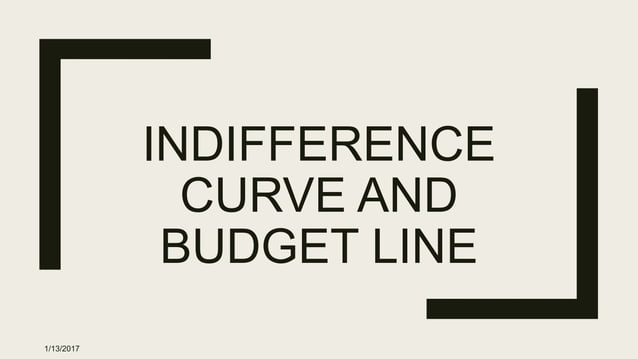 Indifference curve and utility analysis | PPTX | Economy | Business and ...