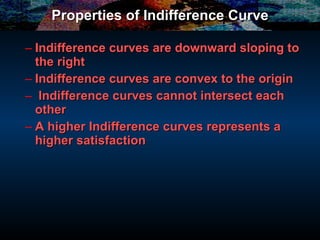 Indifference curves | PPT