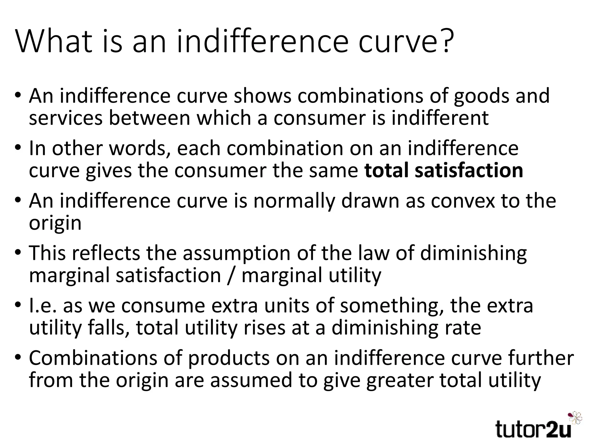 Indifference Curves | PPTX