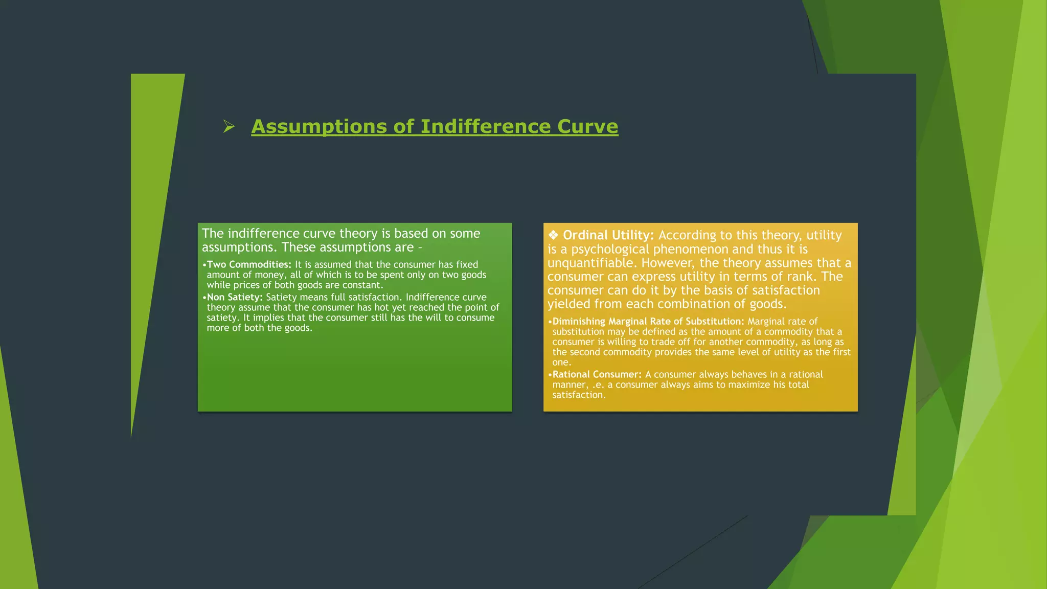 Indiffrence-curve | PPTX
