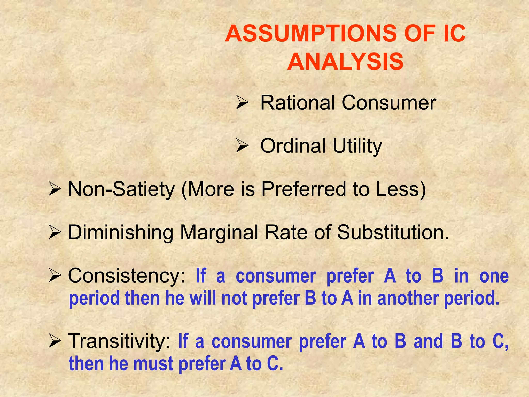 Indifrrence curve analysis | PPT
