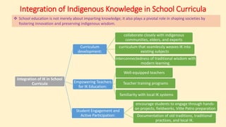 Term paper presentation of Indigenous knowledge | PPTX