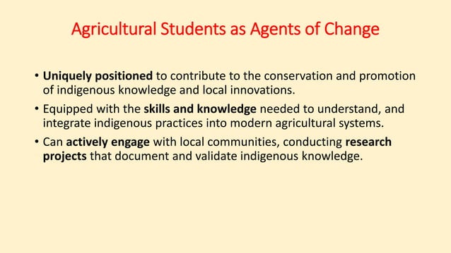 Term paper presentation of Indigenous knowledge | PPTX | Agriculture ...