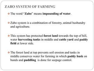 Indigenous soil & water conservation techniques | PPTX