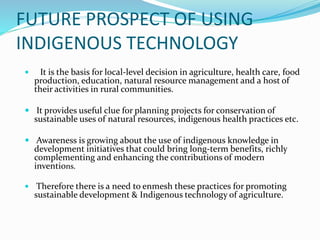 Indigeneous technology vs pesticide by arpit | PPT
