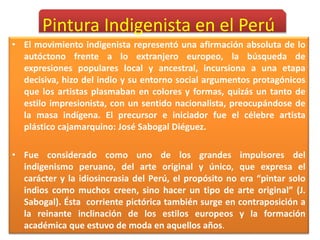 PINTURA INDIGENISTA EN EL PERÚ PPT | PPTX