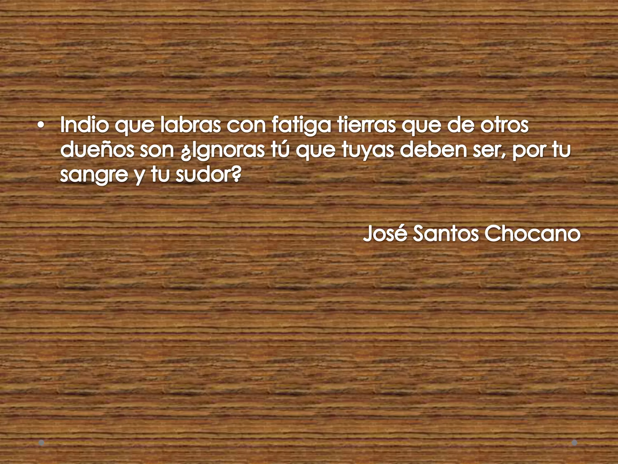 El Indigenismo | PPTX