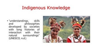 Indigenization strategies-virtual-report | PPTX